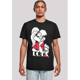T-Shirt F4NT4STIC "Looney Tunes Classic Lola Bunny", Herren, Gr. L, schwarz, Obermaterial: 100% Baumwolle, regular fit, Rundhals, ohne Bündchen, Shirts, Herren,Premium Merch,Regular-Fit,Basic,Bedruckt