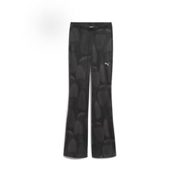 Sporthose Puma "DARE TO Schlaghose Damen", Damen, Gr. L, Normalgrößen, schwarz, Obermaterial: 97% Polyester, 3% Elasthan, unifarben, slim fit, Hosen