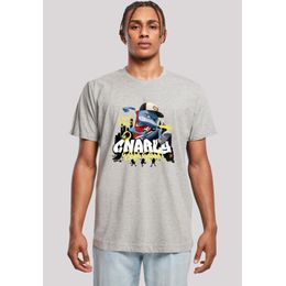 T-Shirt F4NT4STIC "Crazy Frog Gnarly Bam Bam", Herren, Gr. M, erdgrau, Obermaterial: 100% Baumwolle, regular fit, Rundhals, ohne B&uuml;ndchen, Shirts T-Shirt, Premium Qualit&auml;t
