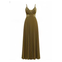 Goddiva Evening Dress female Gold size 46