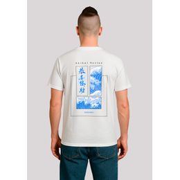 T-Shirt F4NT4STIC "Shibui Series Japan Streetstyle", Herren, Gr. XL, wei&szlig;, Obermaterial: 100% Baumwolle, regular fit, Rundhals, ohne B&uuml;ndchen, Shirts T-Shirt, Japan Streetwear Styles