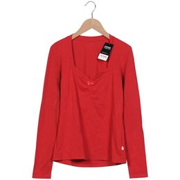 Blutsgeschwister Langarmshirt Damen Gr&ouml;&szlig;e M Second Hand rot