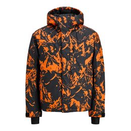 Jack & Jones JACK & JONES Funktionsjacke Herren Gr&ouml;&szlig;e XL orange / schwarz
