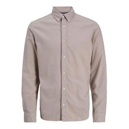 Jack & Jones Premium Button Up Shirt 'JPRBLUBarkley' male Beige size L