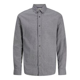 Jack & Jones Premium Button Up Shirt 'JPRBLUBarkley' male Grey size XL