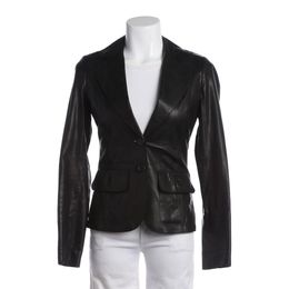 BOSS Black Lederjacke / Ledermantel Damen Größe XS Second Hand schwarz