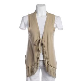 ALLUDE Weste Damen Gr&ouml;&szlig;e S Second Hand beige