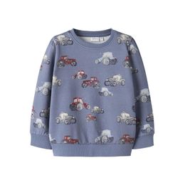 name it Sweatshirt Jungen Gr&ouml;&szlig;e 80 opal / anthrazit / hellgrau / merlot