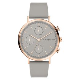 Liebeskind Berlin Analoguhr Damen Größe One Size beige / rosegold