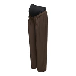 Only Maternity Pleat-Front Pants 'OLMPLEAT' female Brown size XXL