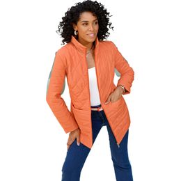 Damen Steppjacke mit leichter Wattierung papaya, Gr&ouml;&szlig;e 56