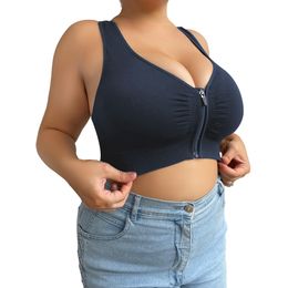 Meetwee Sport-BH Damen Gr&ouml;&szlig;e 4XL blau