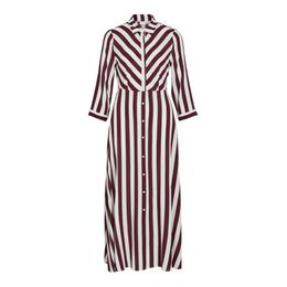 Vila Kleid Damen Gr&ouml;&szlig;e 36 weinrot / wei&szlig; Winterkleid