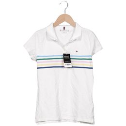 Tommy Hilfiger Poloshirt Damen Größe M Second Hand weiß