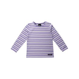 Villervalla Shirt Jungen Größe 116 lavendel / schwarz / weiß