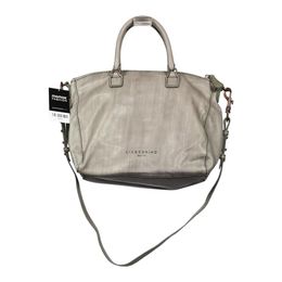 Liebeskind Berlin Handtasche gross Leder Damen Größe One Size Second Hand grau