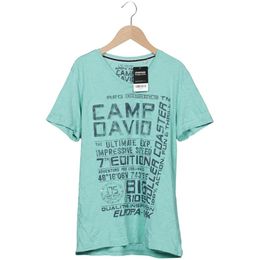 CAMP DAVID T-Shirt Herren Gr&ouml;&szlig;e L Second Hand t&uuml;rkis