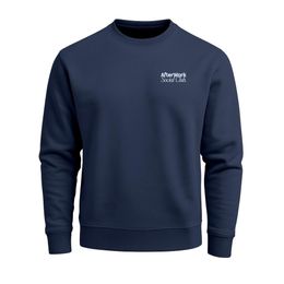 Neverless Sweatshirt 'After Work Social Club' male Blue size 4XL