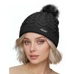 Neverless Beanie '1975' female Black size Onesize