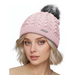 Neverless Beanie '1975' female Pink size Onesize