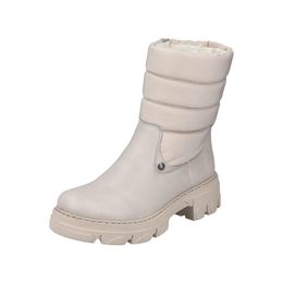Rieker Stiefelette '74670' Damen Größe 36 ecru / silber Winterschuhe