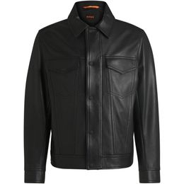 BOSS Orange Between-Season Jacket male Black size 52