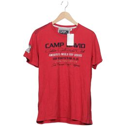 CAMP DAVID T-Shirt Herren Gr&ouml;&szlig;e L Second Hand rot
