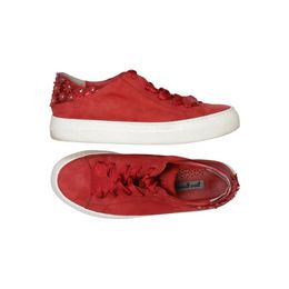 Paul Green Sneaker Damen Größe 36 Second Hand rot
