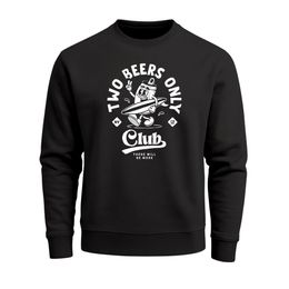 Neverless Sweatshirt 'Two Beers only' male Black size XXL