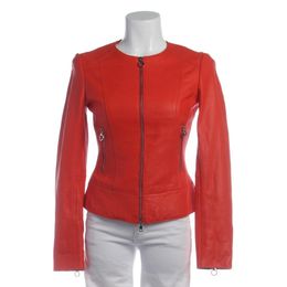 Marc Cain Lederjacke / Ledermantel Damen Größe XS Second Hand rot
