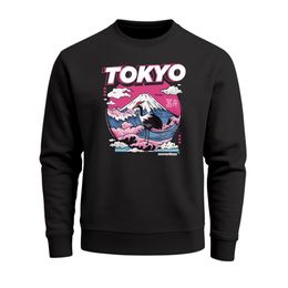 Neverless Sweatshirt 'Tokyo Fuji' male Black size XXL