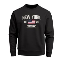 Neverless Sweatshirt 'Brooklyn New York' male Black size L
