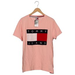 Tommy Jeans T-Shirt Herren Gr&ouml;&szlig;e XL Second Hand pink