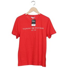 Tommy Hilfiger T-Shirt Damen Gr&ouml;&szlig;e L Second Hand rot