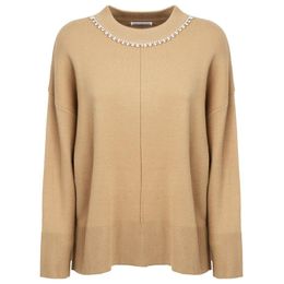 Influencer Pullover Damen Gr&ouml;&szlig;e S camel