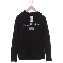 Alpha Industries Kapuzenpullover Herren Größe L Second Hand schwarz