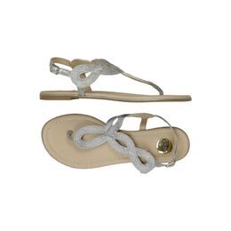 Buffalo London Sandalen Damen Gr&ouml;&szlig;e 38 Second Hand silber