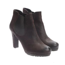 Prada Stiefeletten Damen Gr&ouml;&szlig;e 39.5 Second Hand dunkelbraun