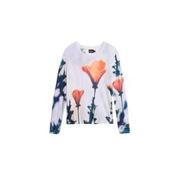 Desigual T-shirt 'Poppy' Damen Gr&ouml;&szlig;e XL navy / koralle / wei&szlig;