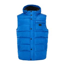 Threadbare. Threadbare Vest 'Ritcher' male Blue size XXL