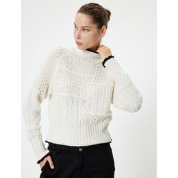 KOTON Pullover Damen Größe M weiß