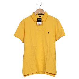 Polo Ralph Lauren Poloshirt Herren Größe L Second Hand gelb