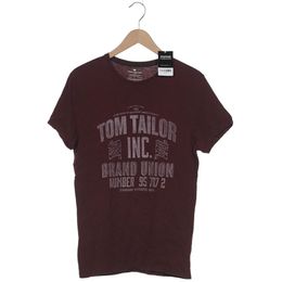 Tom Tailor Denim T-Shirt Herren Gr&ouml;&szlig;e L Second Hand bordeaux