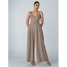 Willa Jumpsuit 'Ella' Damen Gr&ouml;&szlig;e XS taupe