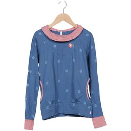 Blutsgeschwister Langarmshirt Damen Gr&ouml;&szlig;e S Second Hand blau