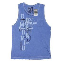 CAMP DAVID T-Shirt Herren Gr&ouml;&szlig;e L Second Hand blau