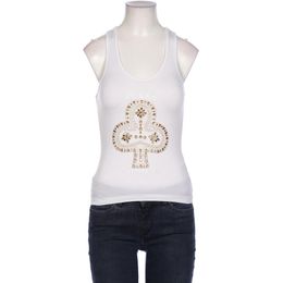 Roberto Cavalli Top Damen Größe S Second Hand weiß