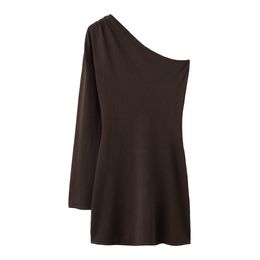 Mango Kleid 'MELODY' Damen Größe 38 dunkelbraun Winterkleid