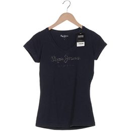 Pepe Jeans T-Shirt Damen Größe M Second Hand marine