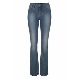Arizona High-waist-Jeans 'Bootcut mit komfortabler Leibh&ouml;he' Damen Gr&ouml;&szlig;e 25/26 blue denim